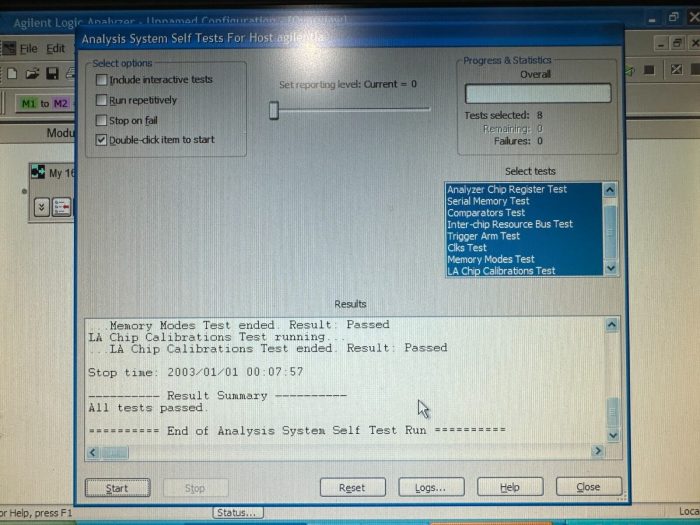 Agilent 1682AD Logic Analyzer, 68Ch LA 2M Option, 4 Pods – Novus Ferro ...