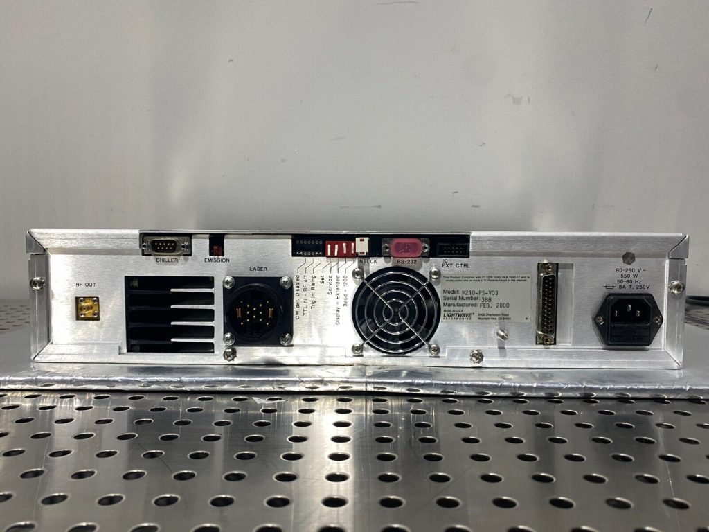 ESI M210-PS-V03 Diode Pumped Laser Power Supply – Novus Ferro Pte Ltd