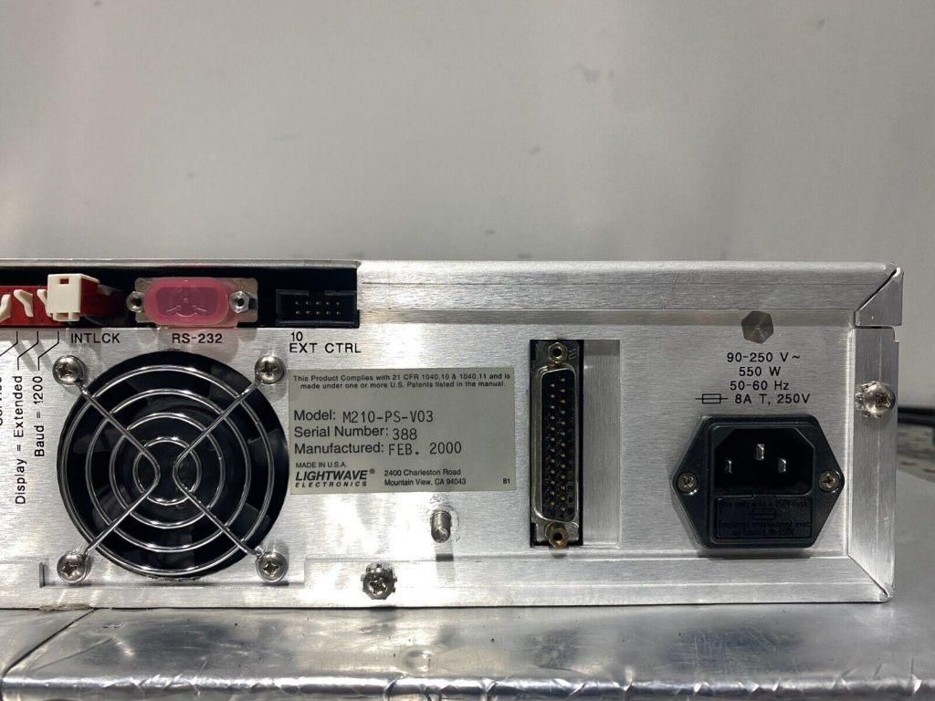 ESI M210-PS-V03 Diode Pumped Laser Power Supply – Novus Ferro Pte Ltd