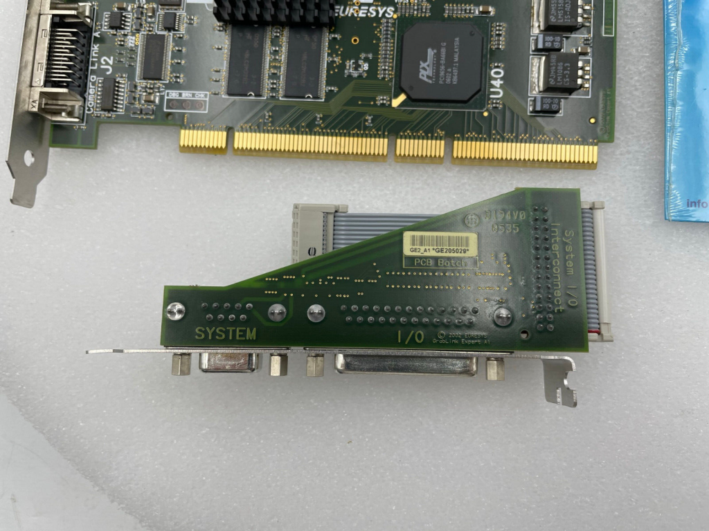 Grablink Expert 2 Capture Card with System I/O Interconnect Board ...