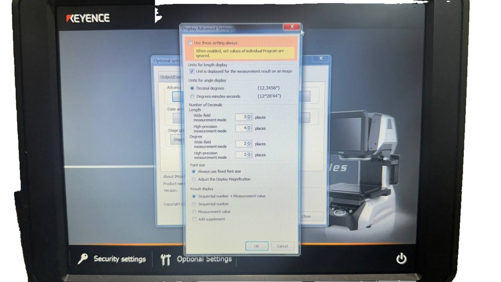 Keyence IM-7010 Image Dimension Measuring System with IM-7000 – Novus ...