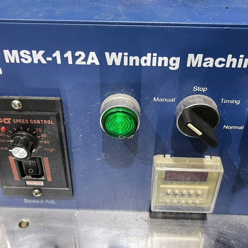 MTI MSK-112A Manual Winding Machine with Foot Pedal – Novus Ferro Pte Ltd