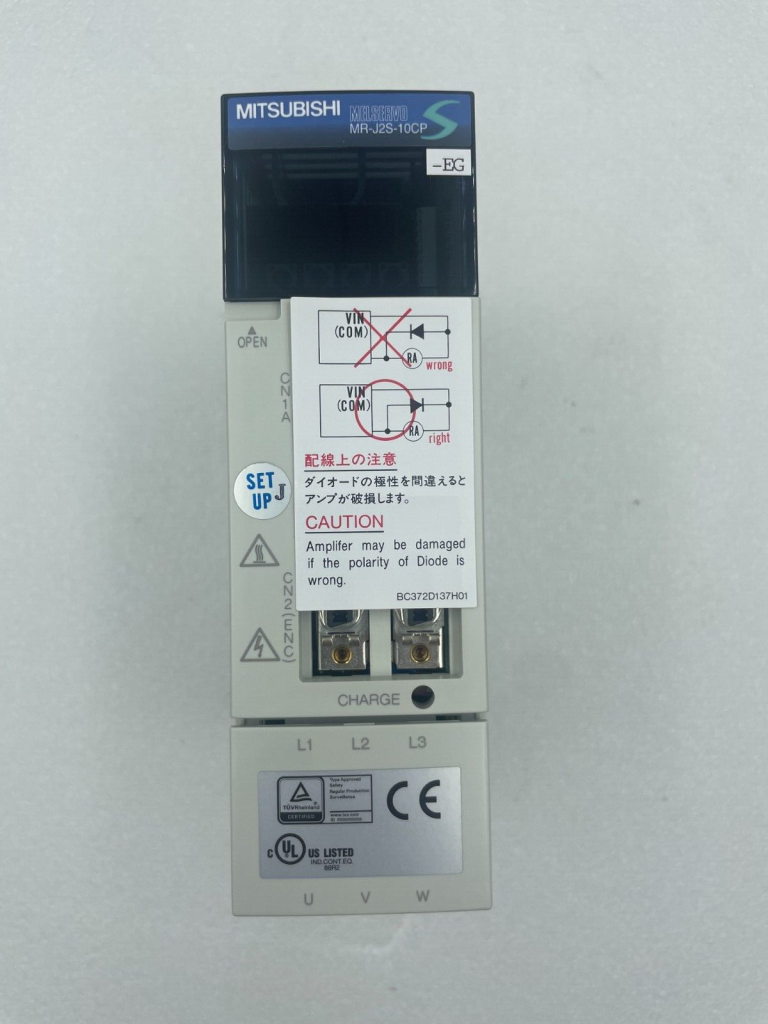 Mitsubishi MELSERVO MR-J2S-10CP-EG AC Servo Amplifier – Novus Ferro Pte Ltd