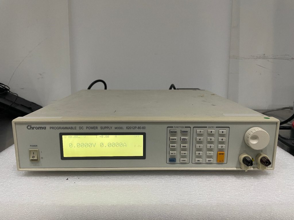 Chroma 62012P-80-60 Programmable DC Power Supply – Novus Ferro Pte Ltd