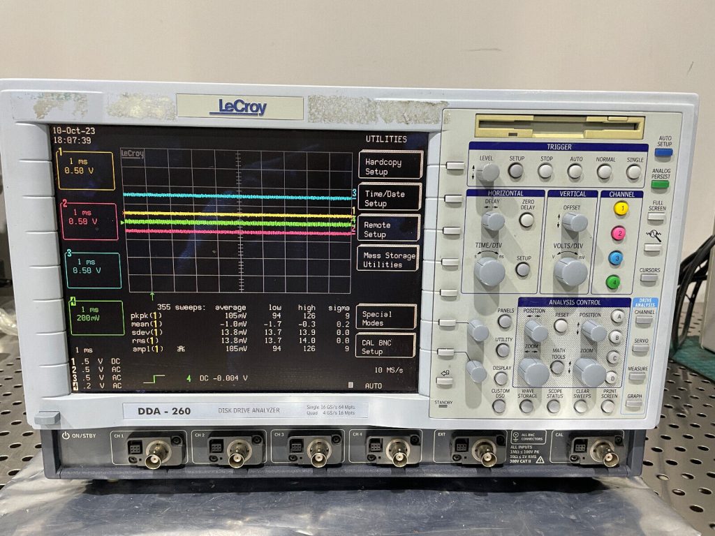 LeCroy DDA-260 Disk Drive Analyzer – Novus Ferro Pte Ltd