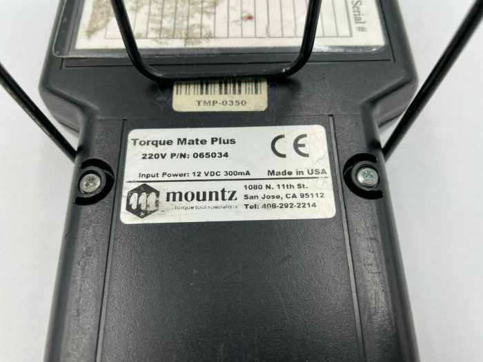 Mountz TorqueMate Plus Portable Handheld Torque Analyzer – Novus Ferro ...