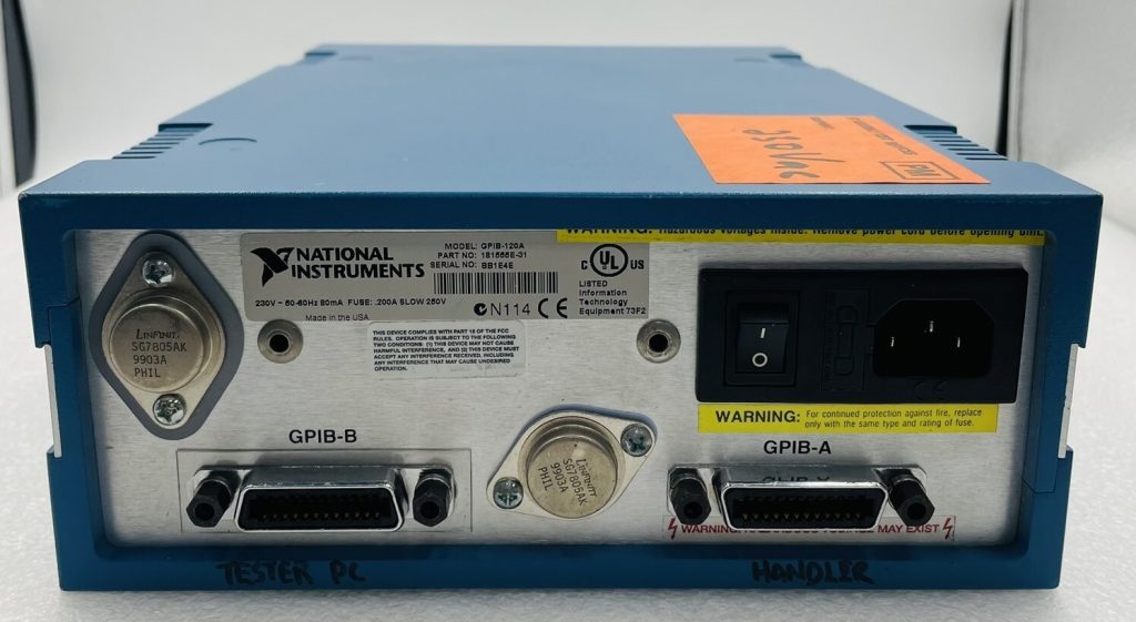 National Instruments GPIB-120A Bus Expander/Isolator – Novus Ferro Pte Ltd
