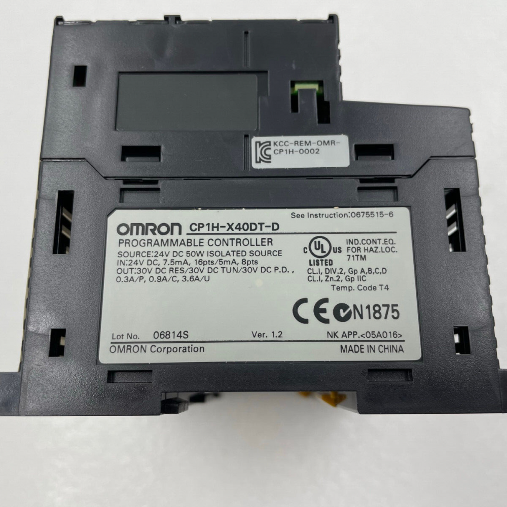 Omron CP1H-X40DT-D CPU Programmable Controller – Novus Ferro Pte Ltd