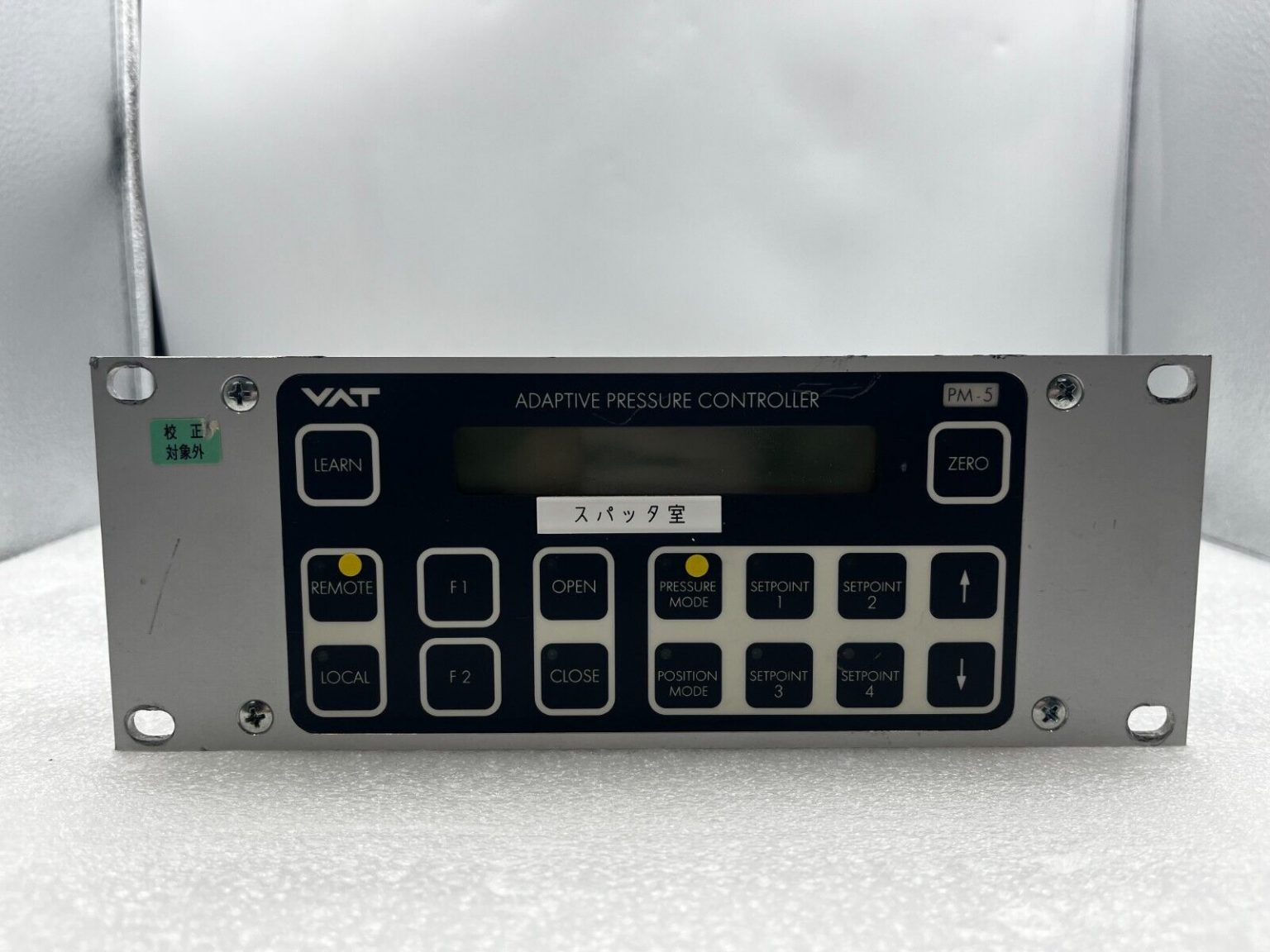 VAT Adaptive Pressure Controller PM-5 – Novus Ferro Pte Ltd