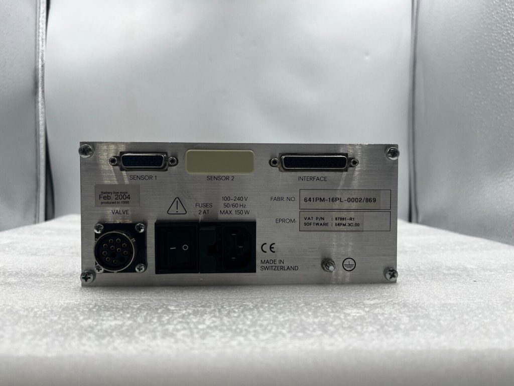 VAT Adaptive Pressure Controller PM-5 – Novus Ferro Pte Ltd