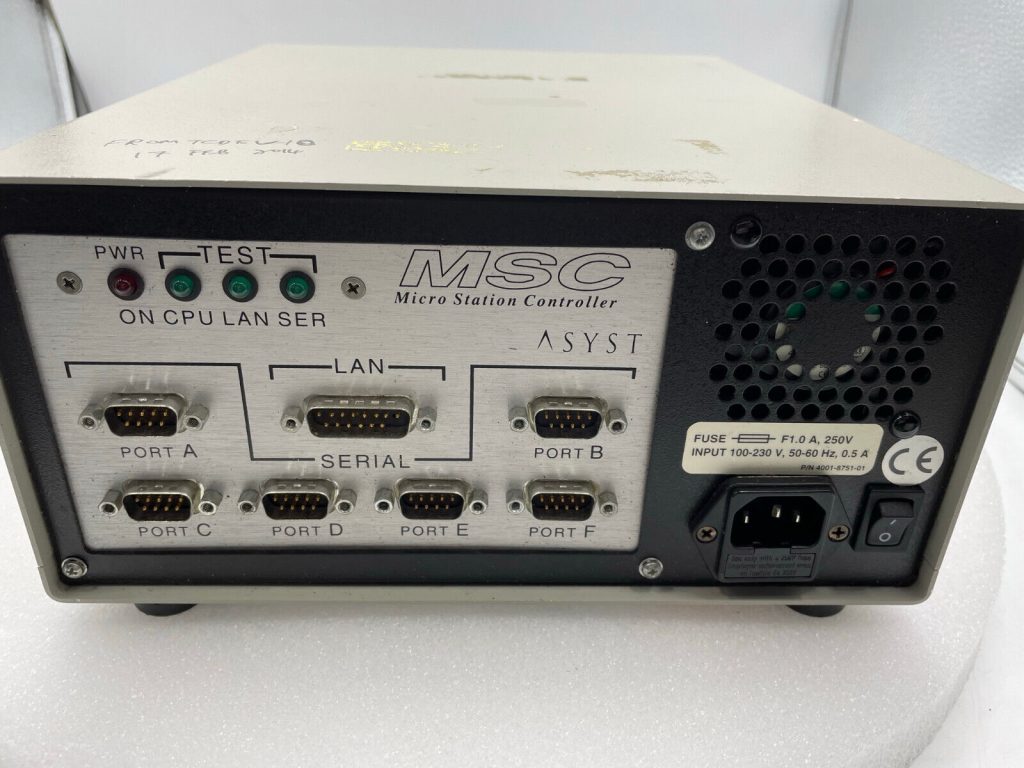 Asyst MSC 6650 Micro Station Controller (For Parts) – Novus Ferro Pte Ltd