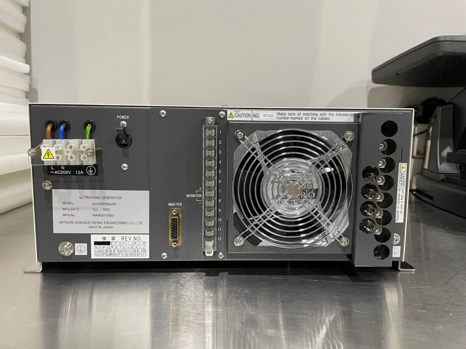 Hitachi Kokusai Mikro Sonic UO2400PMQAM Slave Ultrasonic Generator ...