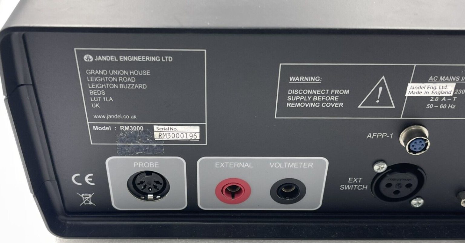 Jandel RM3000 Test Unit – Novus Ferro Pte Ltd
