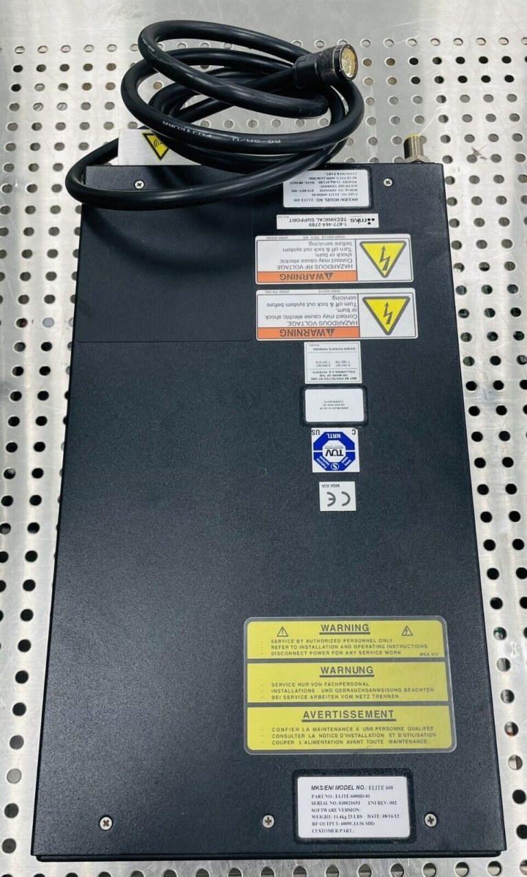 MKS Elite 800 RF Plasma Generator – Novus Ferro Pte Ltd