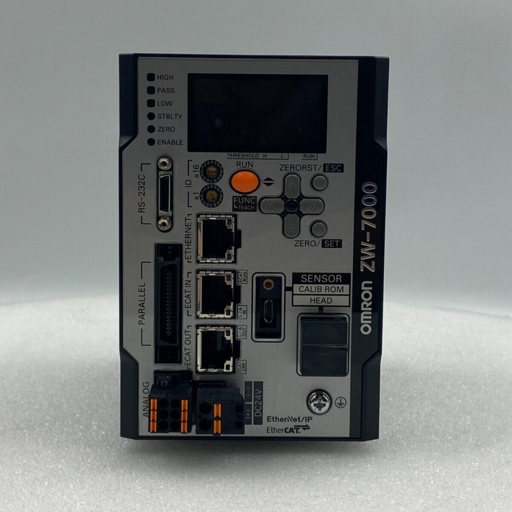 Omron ZW-7000T Displacement Sensor + ZW-S7030 Displacement Sensor Head ...