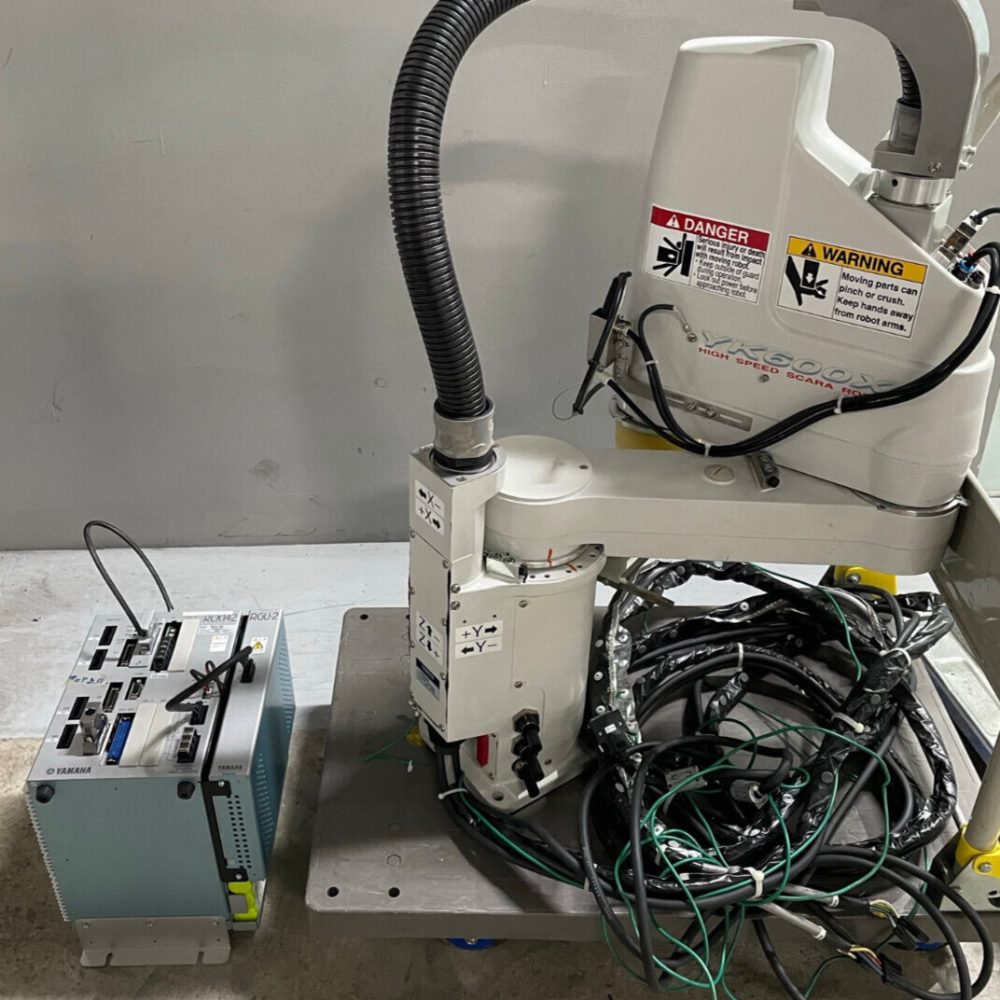 Yamaha YK600XC High Speed Scara Robot with RCX-142 Controller & RGU-2 ...