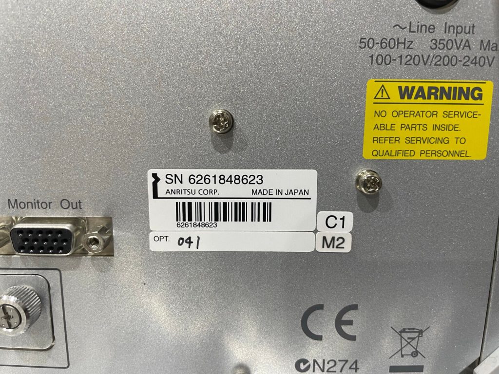 Anritsu MS2830A Signal Analyzer – 9kHz to 6Ghz, Opt 041 – Novus Ferro ...