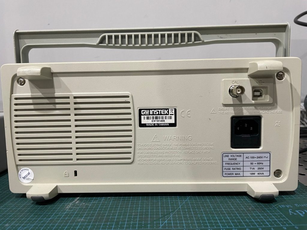 GWInstek GDS-1102A-U Digital Storage Oscilloscope 100Mhz 1G Sa/S ...