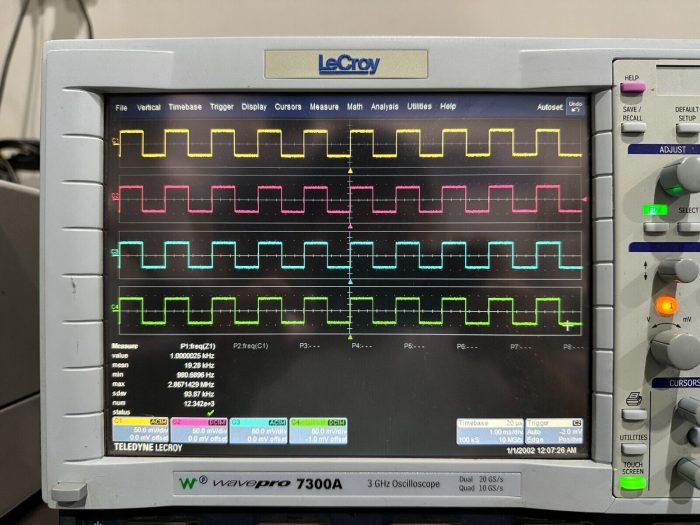 LeCroy WavePro 7300A Oscilloscope Opt DDM2 JLITE JTA2 XDEV XMATH, -XXL ...