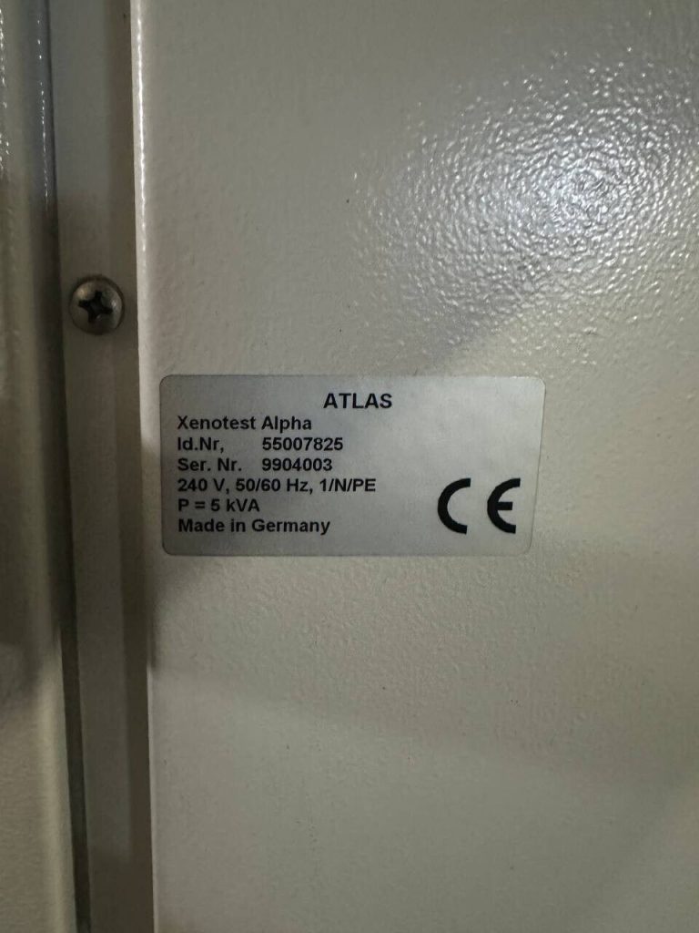 Atlas Xenotest Alpha Weathering Testing Equipment – Novus Ferro Pte Ltd