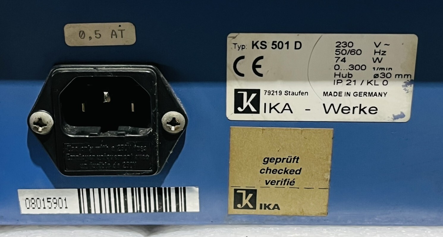 IKA KS 501 D Digital Orbital Shaker – Novus Ferro Pte Ltd