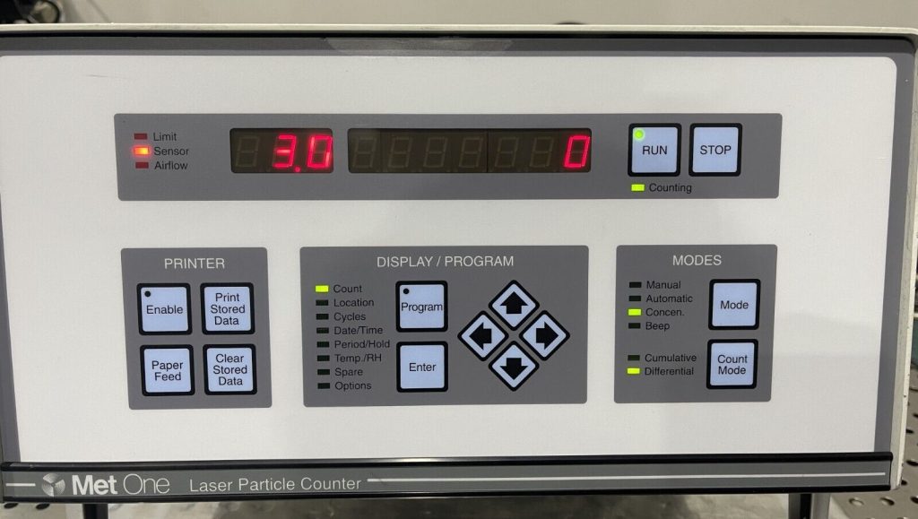 Met One 2200C Laser Particle Counter – Novus Ferro Pte Ltd