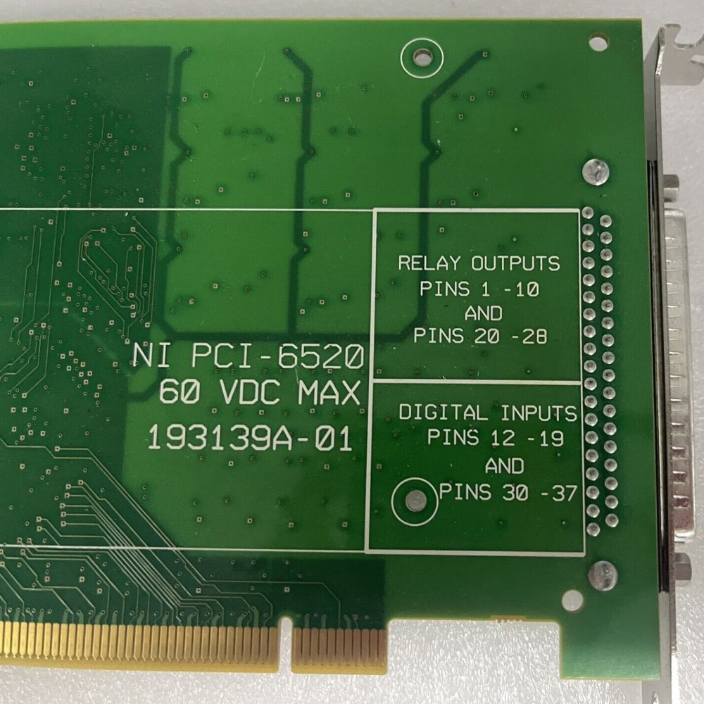 National Instruments NI PCI-6520 Industrial Digital PCI – Novus Ferro ...
