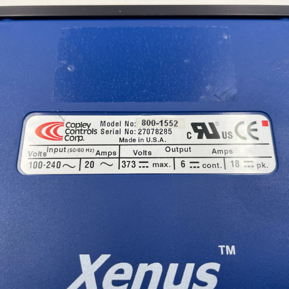 Copley Controls Xenus 800-1552 Servo Drive – Novus Ferro Pte Ltd
