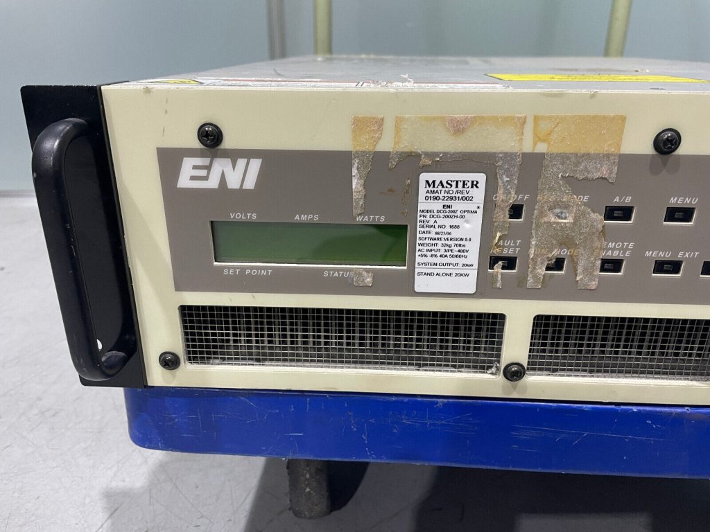 ENI DCG-200Z Optima 20kW DC power Supply – Novus Ferro Pte Ltd