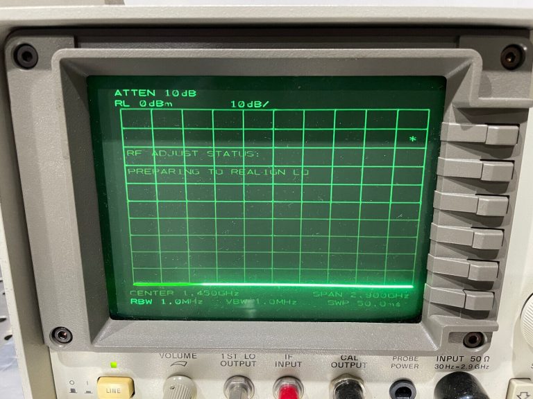 Hewlett Packard HP 8560E Spectrum Analyzer – Novus Ferro Pte Ltd