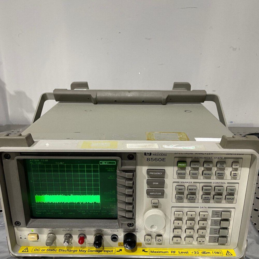 Hewlett Packard HP 8560E Spectrum Analyzer – Novus Ferro Pte Ltd