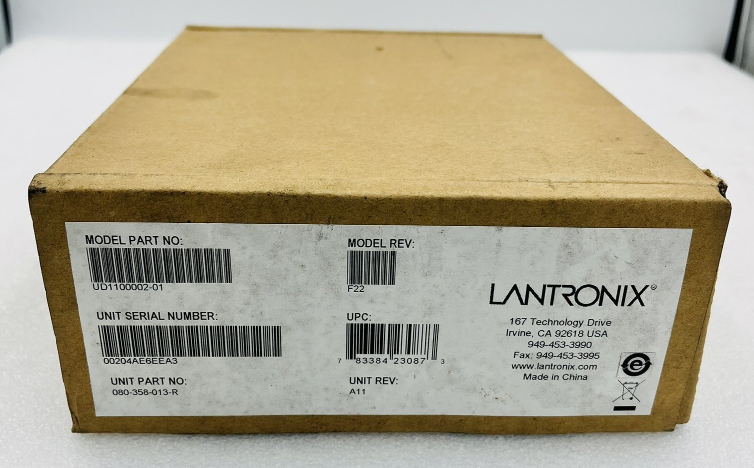 Lantronix UD1100002-01 UDS1100 Inversal Device Server – Novus Ferro Pte Ltd