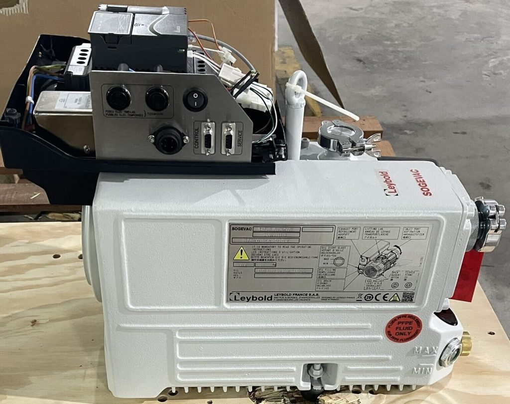 Leybold Sogevac SV 40-65 BIFC Single-stage, oil-sealed rotary vane pump ...