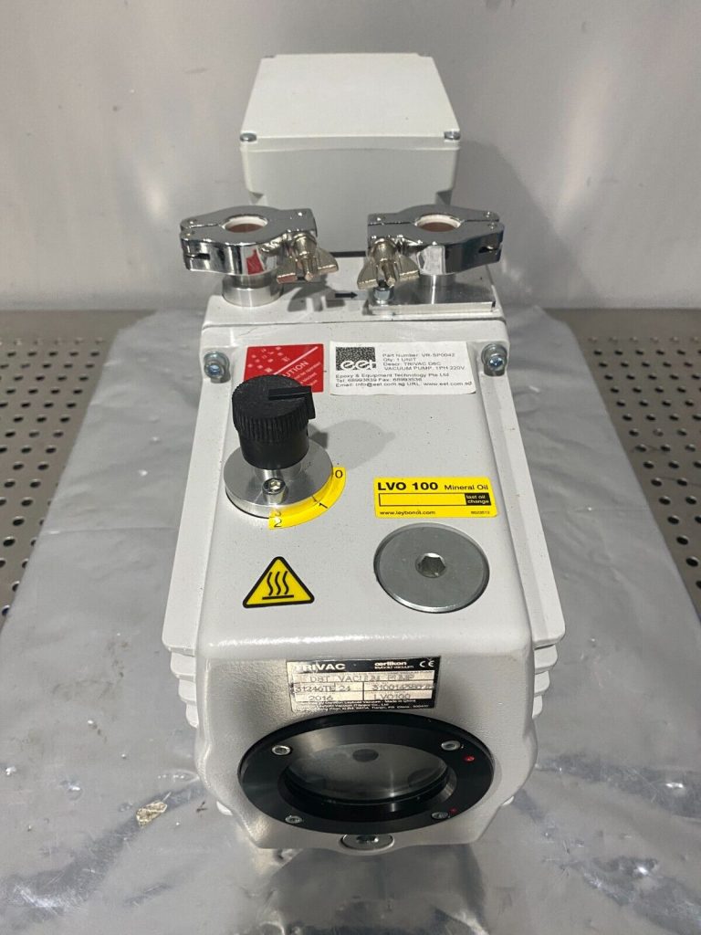Leybold TriVac D8T Dual Stage Rotary Vane Vacuum Pump – Novus Ferro Pte Ltd