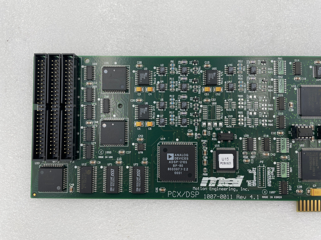 MEI Motion Engineering 1007-0011 PCX/DSP Rev 4.1 Motion Control Board ...