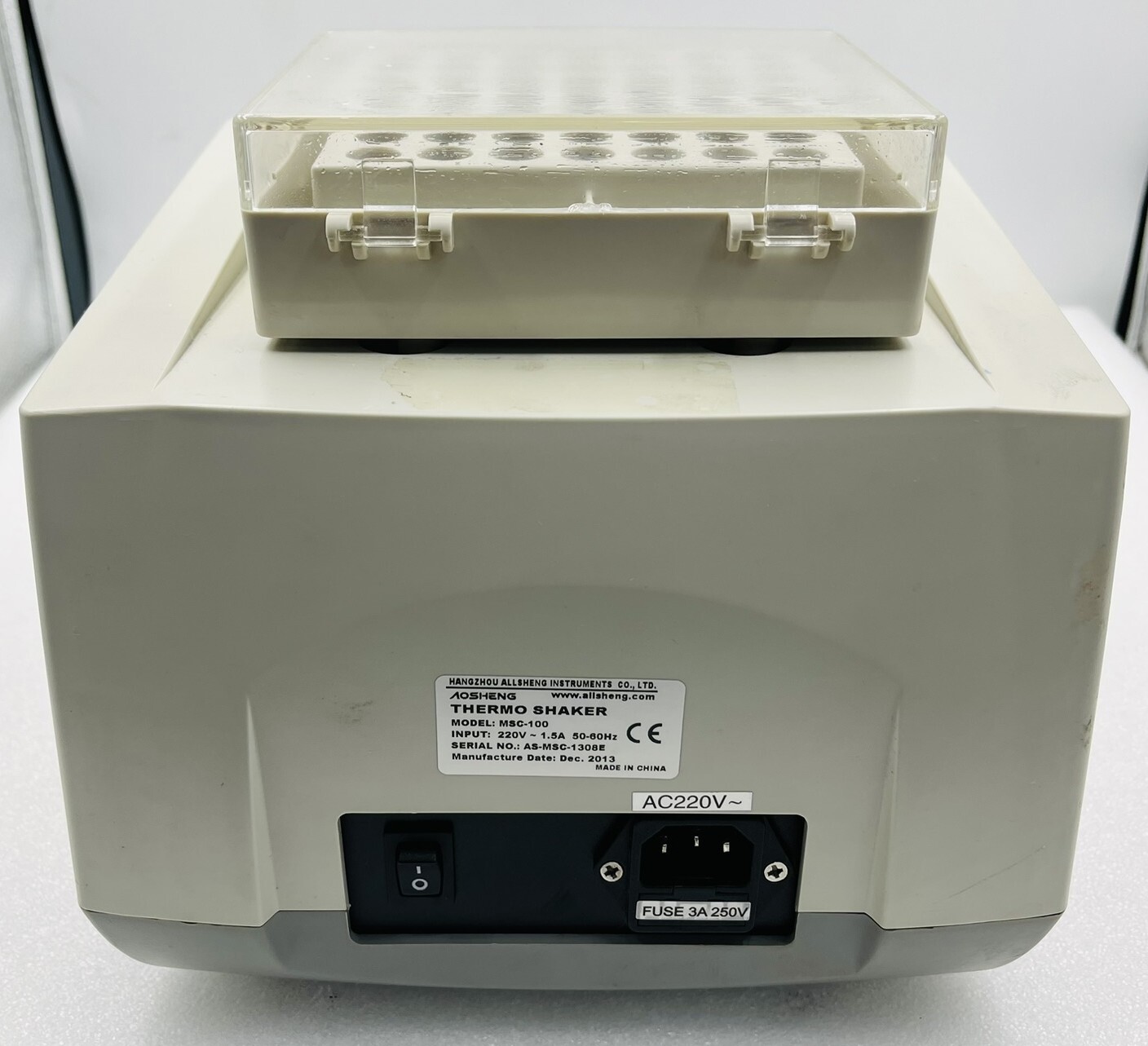 Hangzhou Allsheng Instruments MSC-100 Thermo Shaker – Novus Ferro Pte Ltd