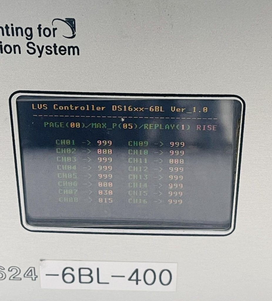 LVS DS-1624-6BL-400 Controller – Novus Ferro Pte Ltd