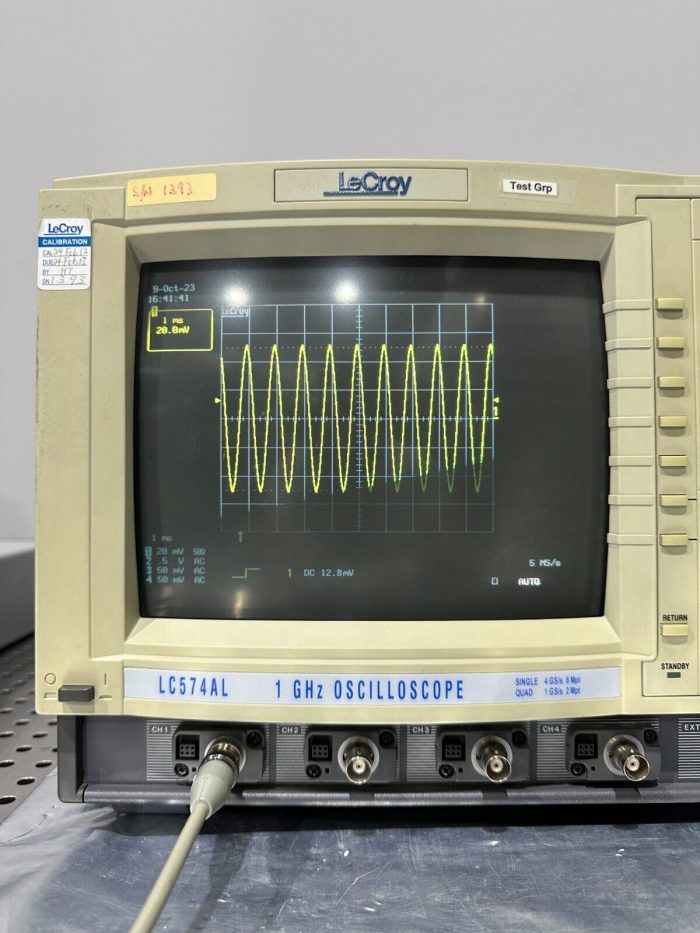 LeCroy LC574AL 1 GHz Digital Oscilloscope, 4-channels – Novus Ferro Pte Ltd