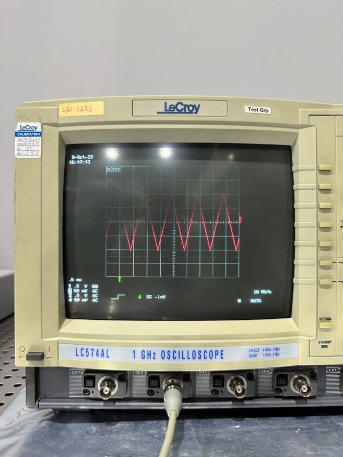 LeCroy LC574AL 1 GHz Digital Oscilloscope, 4-channels – Novus Ferro Pte Ltd