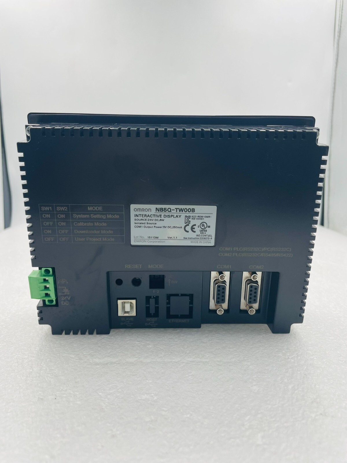 Omron NB5Q-TW00B Interactive Display – Novus Ferro Pte Ltd