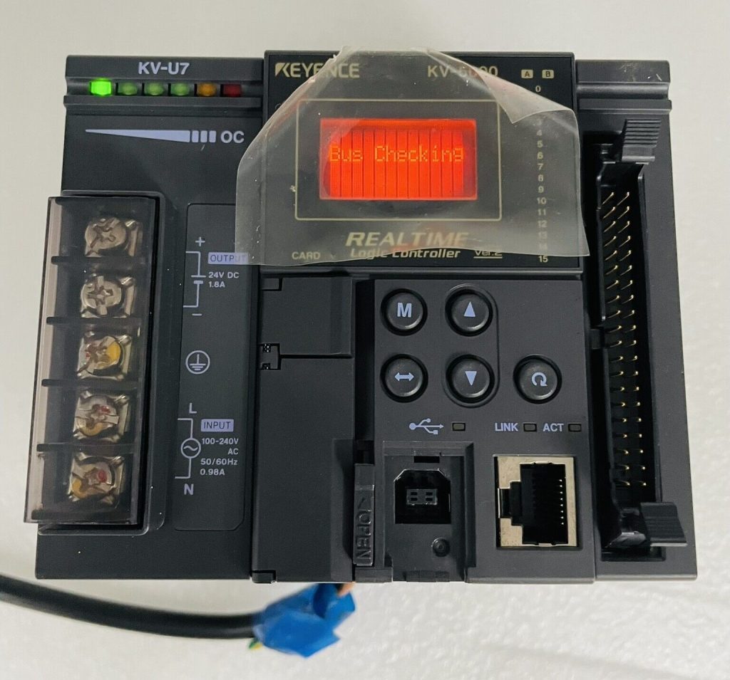 Keyence KV-5000 CPU Unit with KV-U7 Power Supply – Novus Ferro Pte Ltd