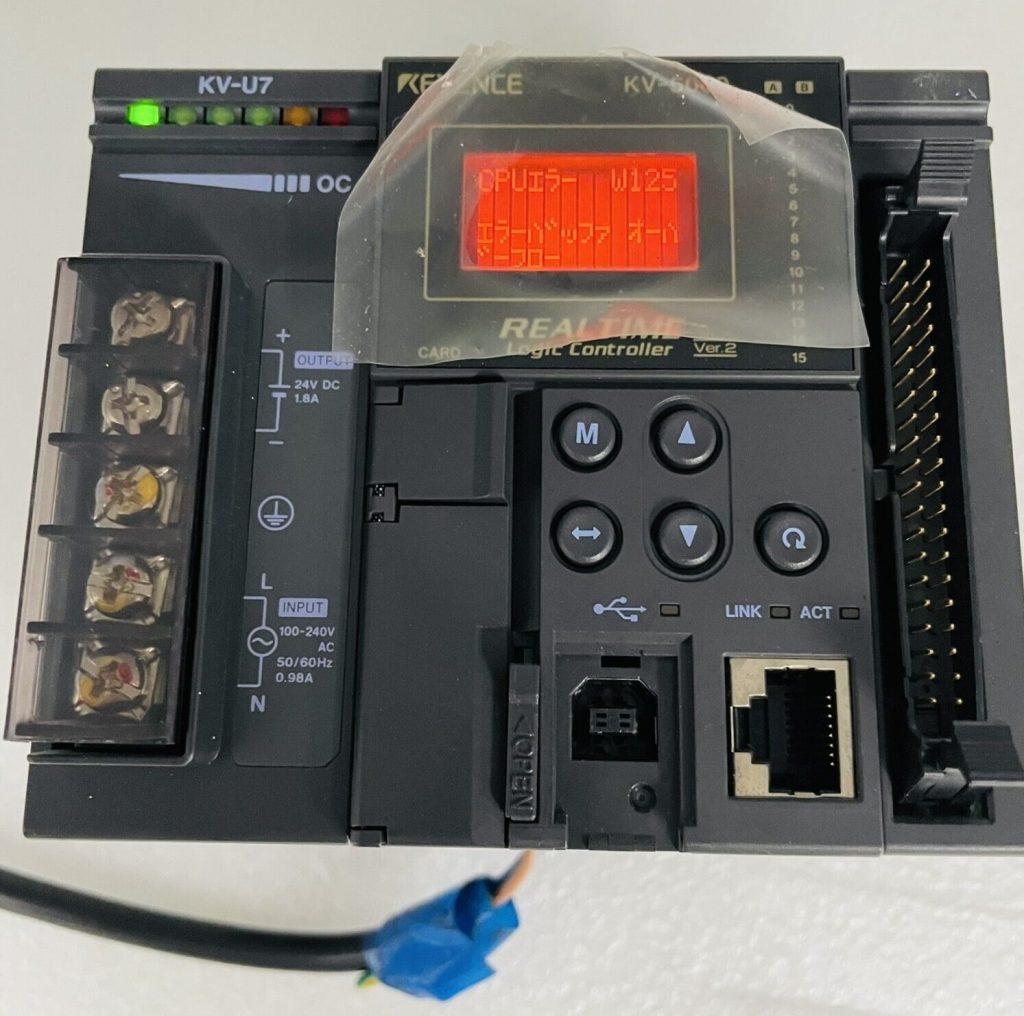 Keyence KV-5000 CPU Unit with KV-U7 Power Supply – Novus Ferro Pte Ltd