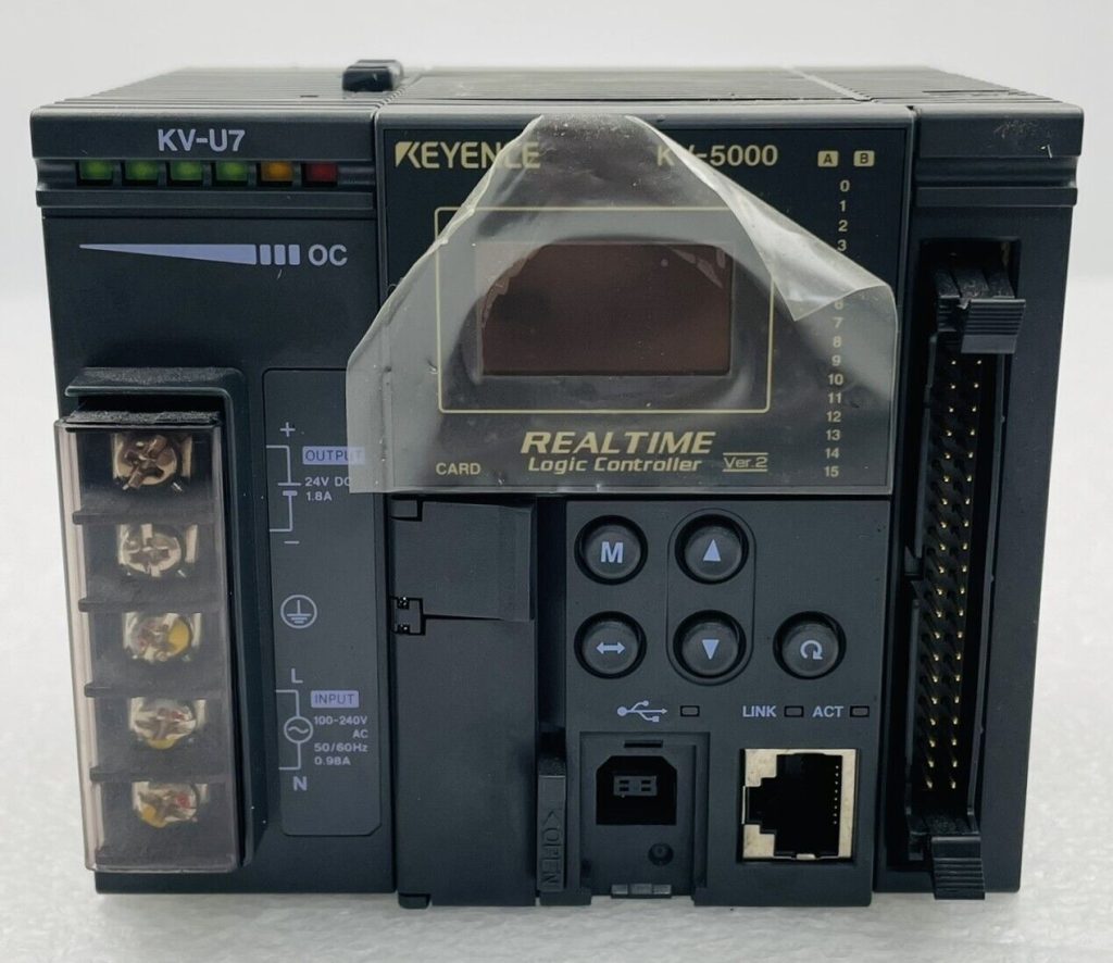 Keyence KV-5000 CPU Unit with KV-U7 Power Supply – Novus Ferro Pte Ltd