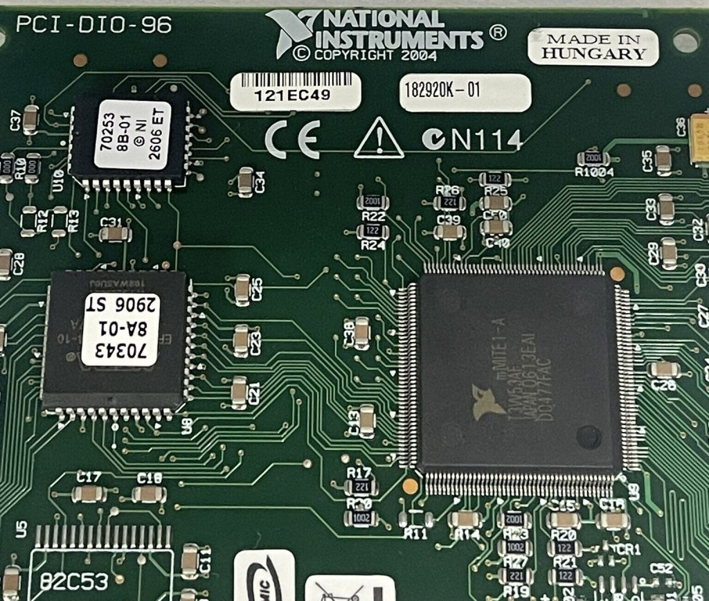 National Instruments PCI-DIO-96 PCI Interface – Novus Ferro Pte Ltd