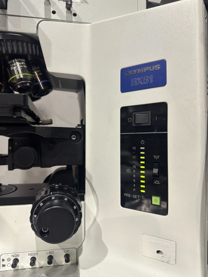 Olympus BX51TRF Fluorescence Microscope BF/DF with 5x, 10x, 20x, 50x ...