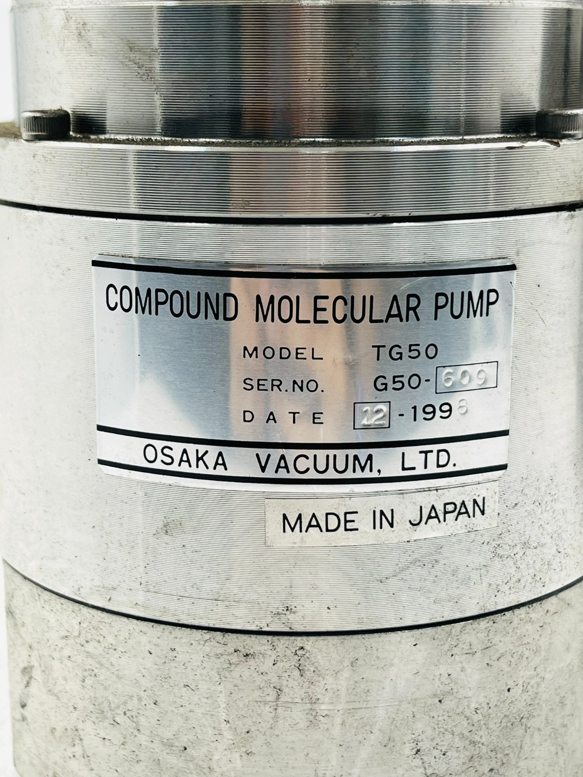 Osaka TG50 Compound Molecular Pump – Novus Ferro Pte Ltd