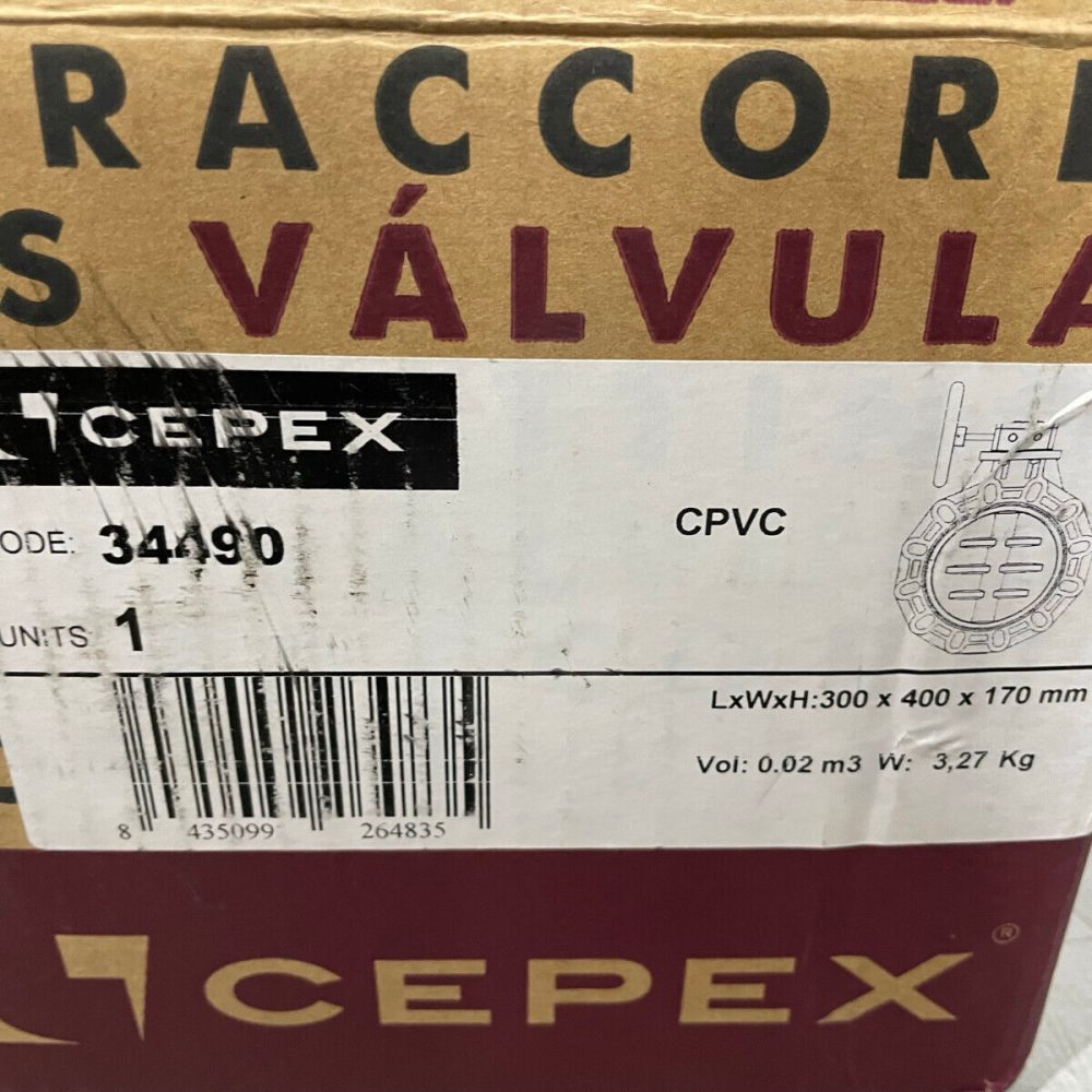 Cepex 34490 PVC-U Industrial Series Butterfly Valve – Novus Ferro Pte Ltd