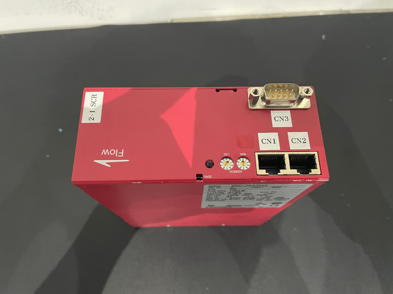 HoribaSTEC SEC-Z542KVX Mass Flow Controller 100LM N2 – Novus Ferro Pte Ltd