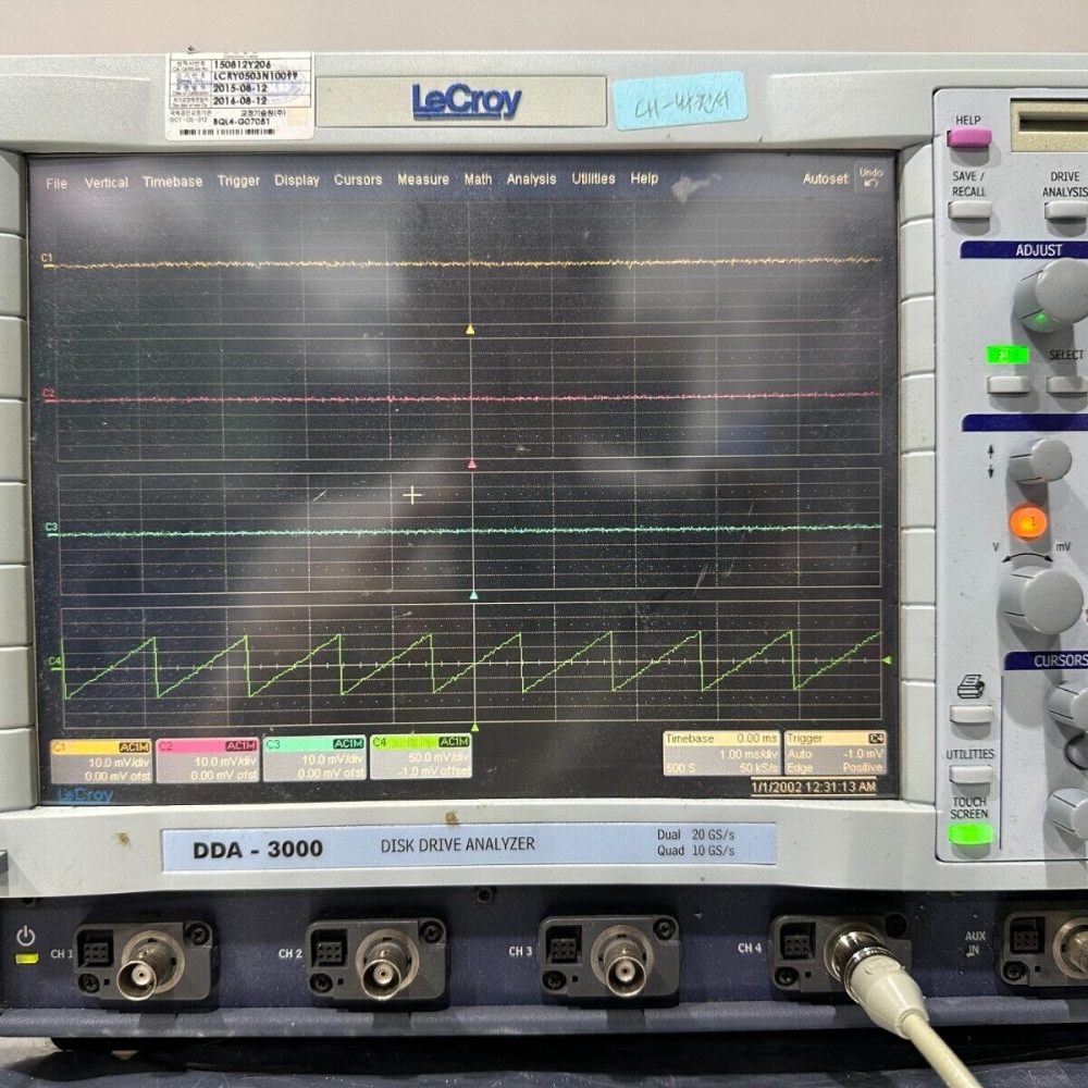 LeCroy DDA-3000 Disk Drive Analyzer Opt DDA DMOD – Novus Ferro Pte Ltd